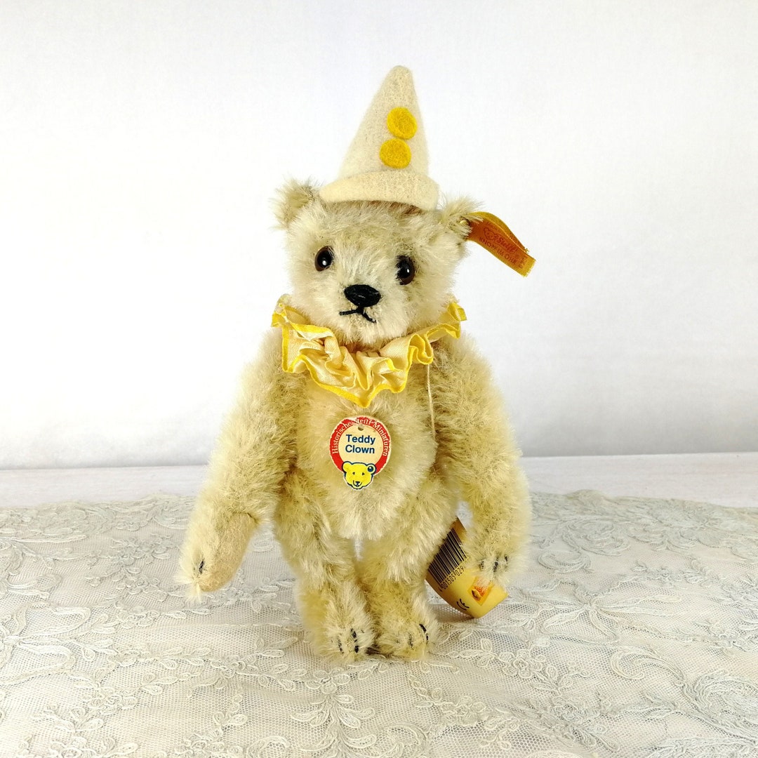 Steiff Teddy Clown With All Ids Small 6 Inches White 1993 to 1996 ...