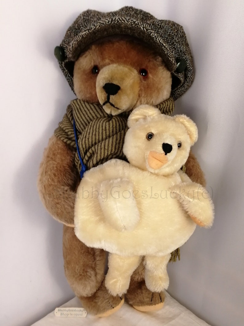 Teddy Bear Hand Warmer Muff Vintage 1950s Made in Germany by | Etsy