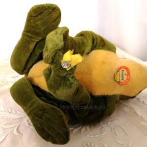 Steiff Frog Froggy With All Steiff Ids, Vintage Made 1959 64, Large 5 ...