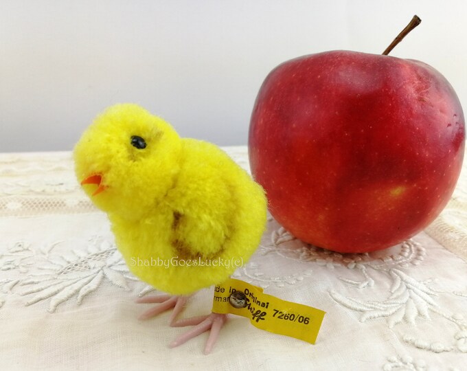 Steiff Woolen Chick Pompom Bird, Vintage Made 1968 - 1970 With Steiff ...