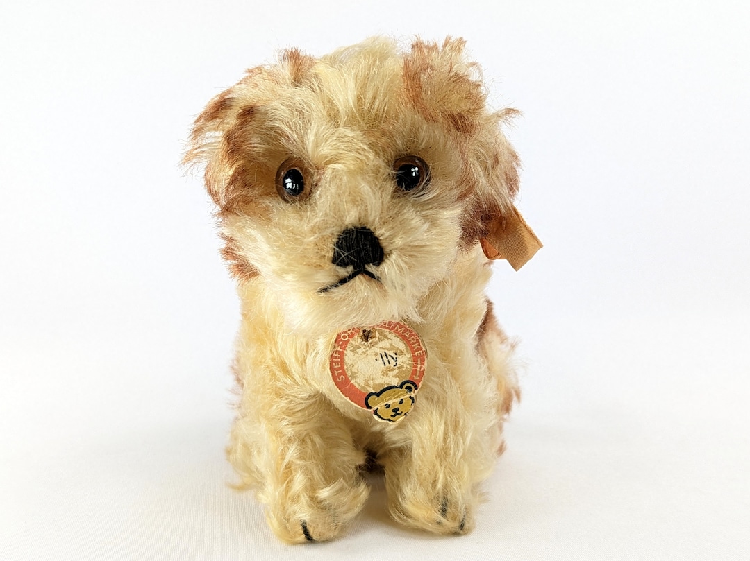 Steiff Puppy Dog Molly With ID 1953 to 1961 Vintage Midi Size 7 Inches ...