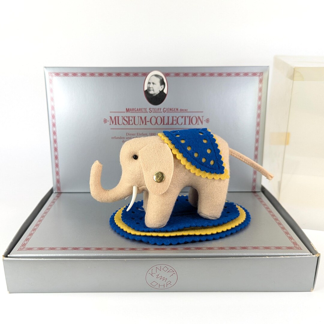 Steiff Felt Elephant as a Pincushion 1880 Replica Museum Collection ...