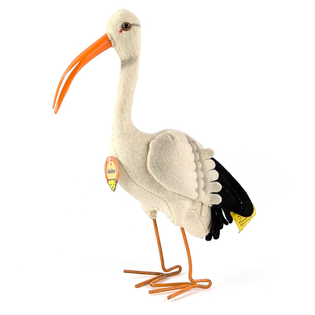 Steiff Stork Adebar All Ids Vintage 1961 Produced 7 Inches Tall With ...