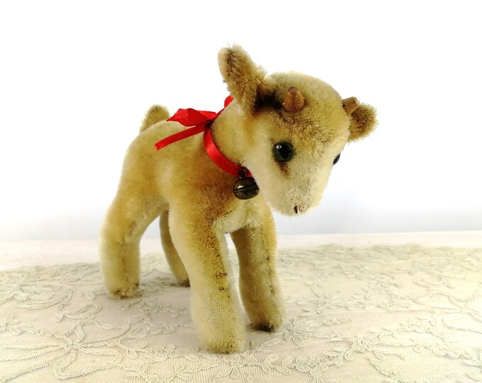 Steiff Goat Zicky With Wooden Horns Vintage 1953 to 1964, 5+inches ...