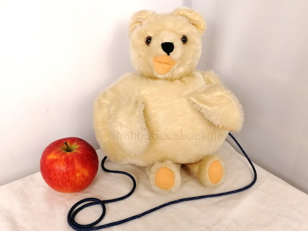 Teddy Bear Hand Warmer Muff Vintage 1950s Made in Germany by Clemens - Etsy