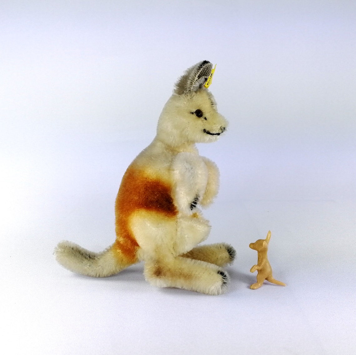 Steiff Kangaroo Kangoo Complete With All Ids Baby Joey - Etsy