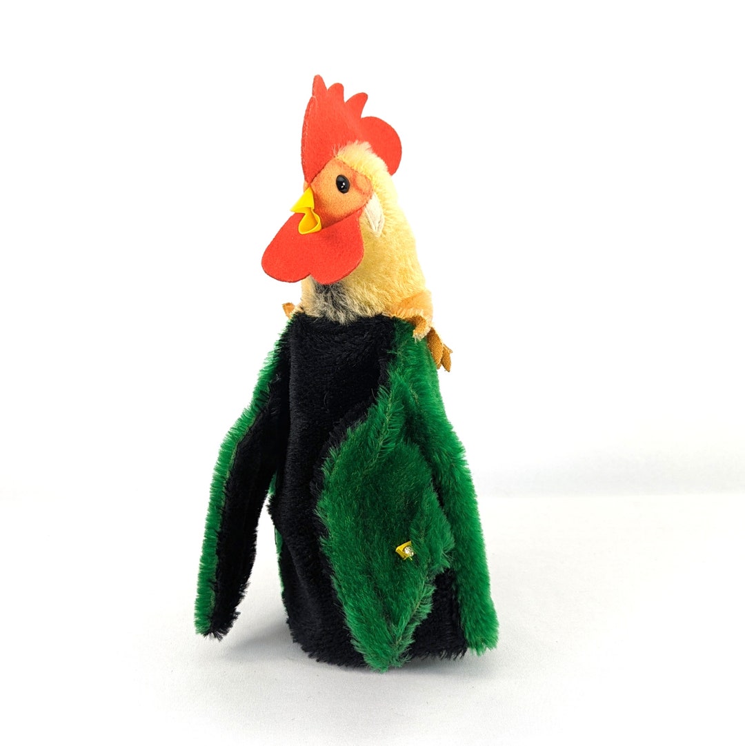 Steiff Rooster Hand Puppet With ID Vintage Produced 1968 - Etsy