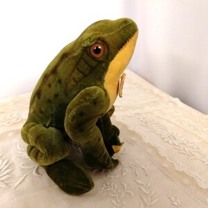Steiff Frog Froggy With All Steiff Ids, Vintage Made 1959 64, Large 5 ...