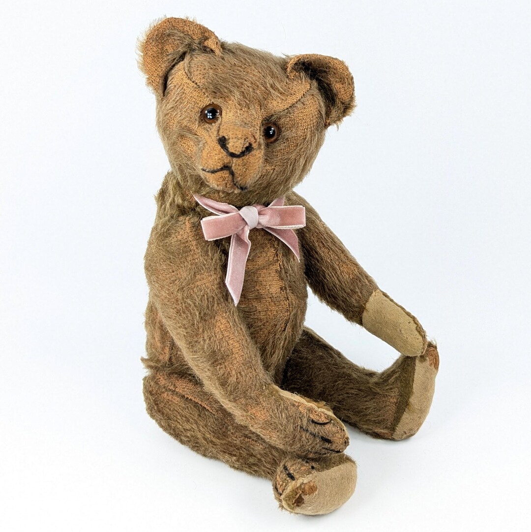 Antique Teddy Bear Made by Brothers Bing in the 1920s Brown Mohair 11 ...