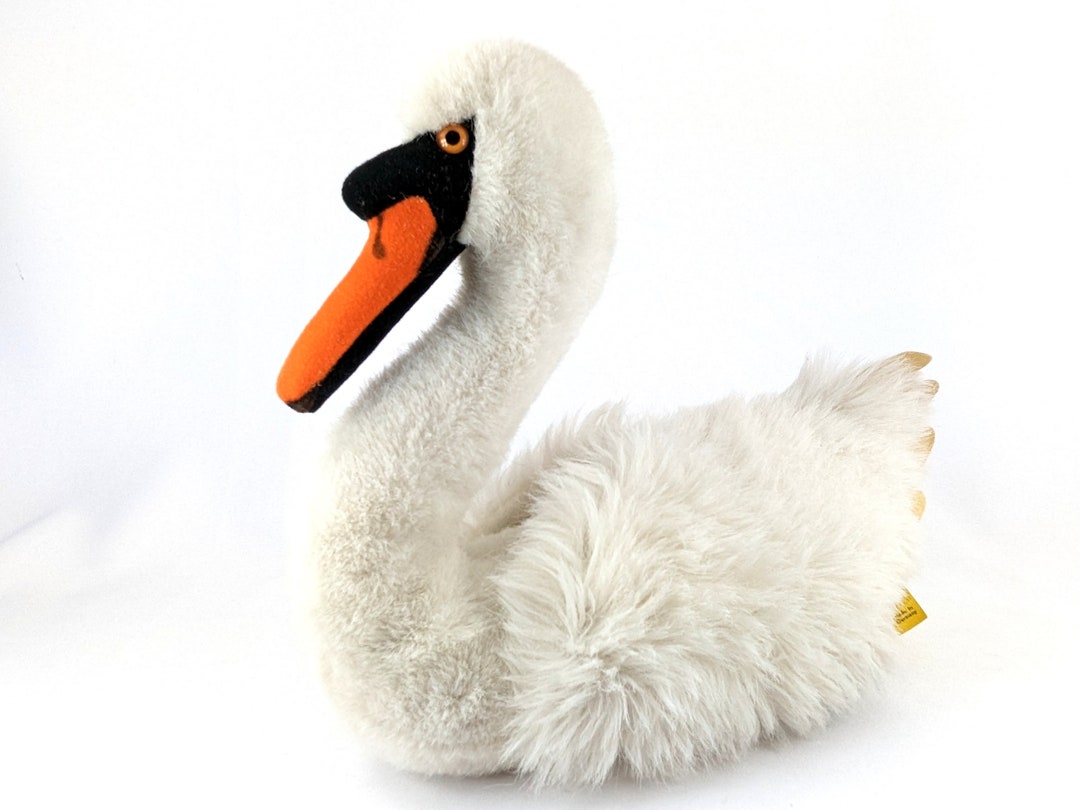 Steiff White Swan With Ids 10 Inches Vintage 1980 to 1983 Only - Etsy