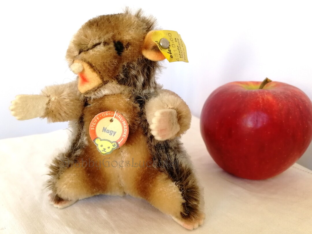 Steiff Beaver All Steiff Ids 4 Inches Vintage 1965 to 1967 - Etsy