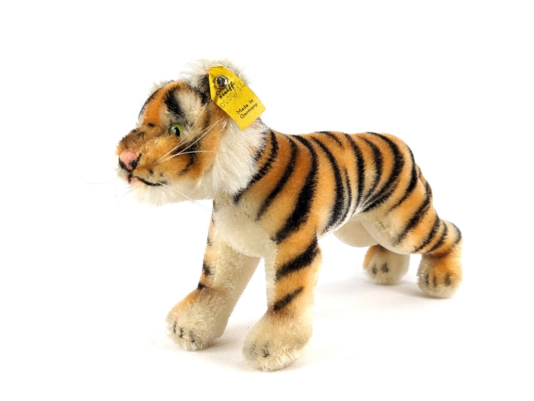 Steiff Tiger Cub With Ids Standing 8 Inches Long Vintage 1968 to 1975 ...