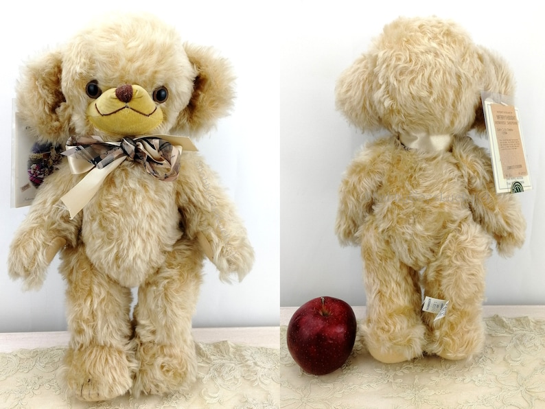 Merrythought teddy bear Corn Silk Cheeky 15 ltd. edition | Etsy
