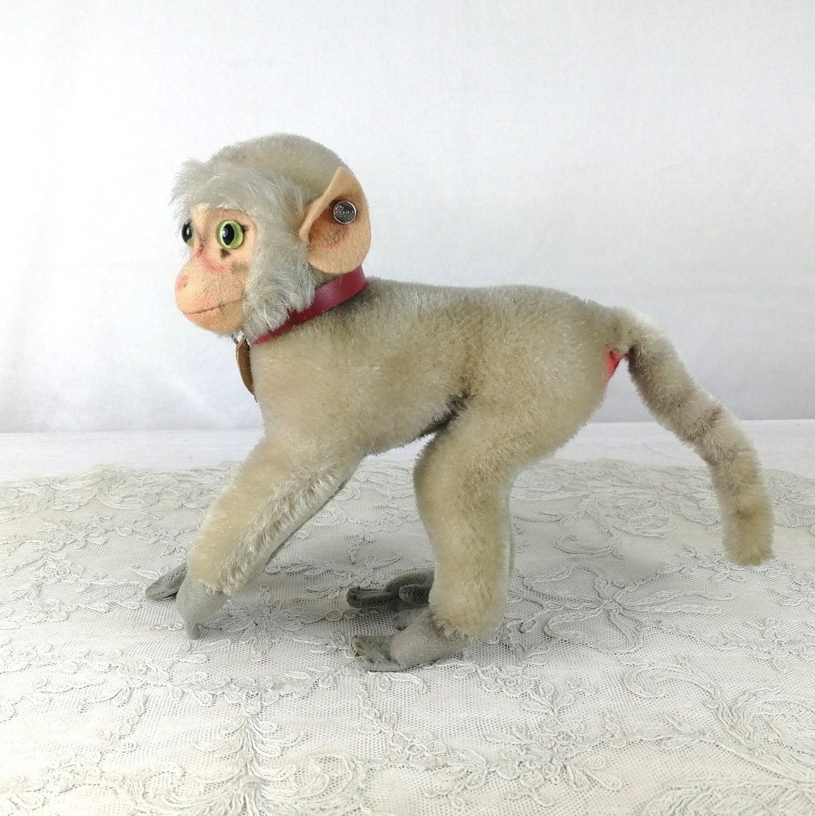 Steiff Baboon Coco Monkey With Ids Midi Size 6 Inches Vintage - Etsy