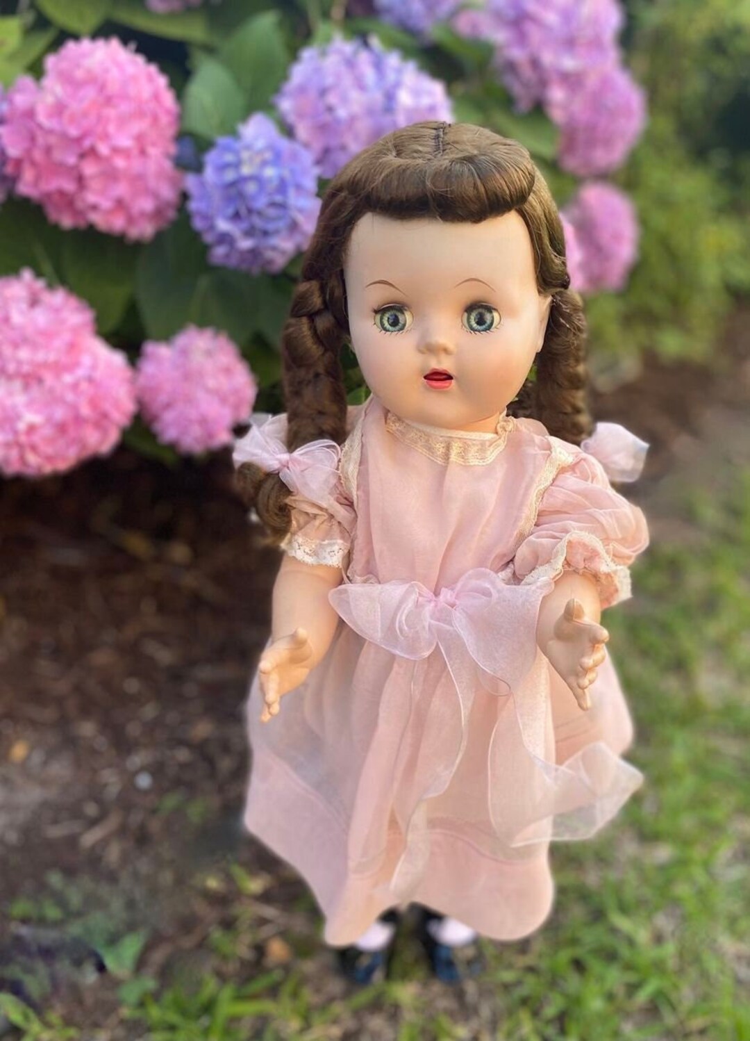 1950s Doll, Susan Stroller or Saucy Walker Doll 1951 Walking, Flirting ...