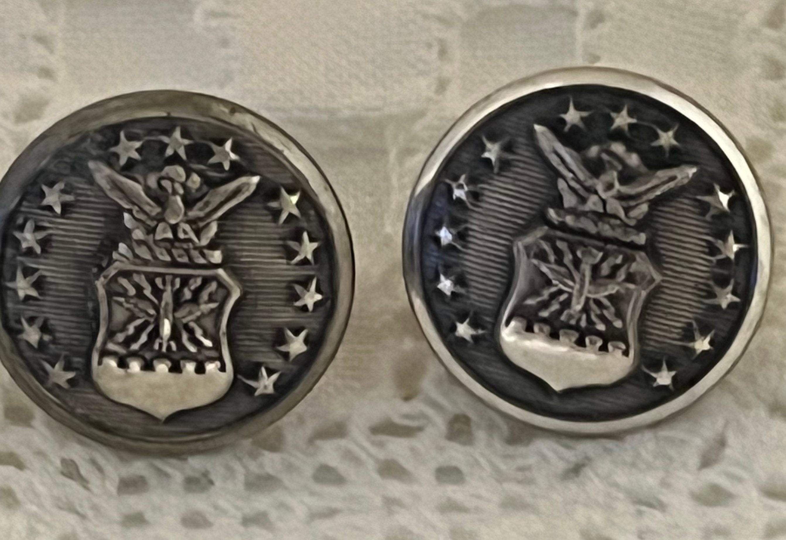 Vintage Scovill Mfg Co Waterbury Military US Air Force Buttons (2) - Etsy