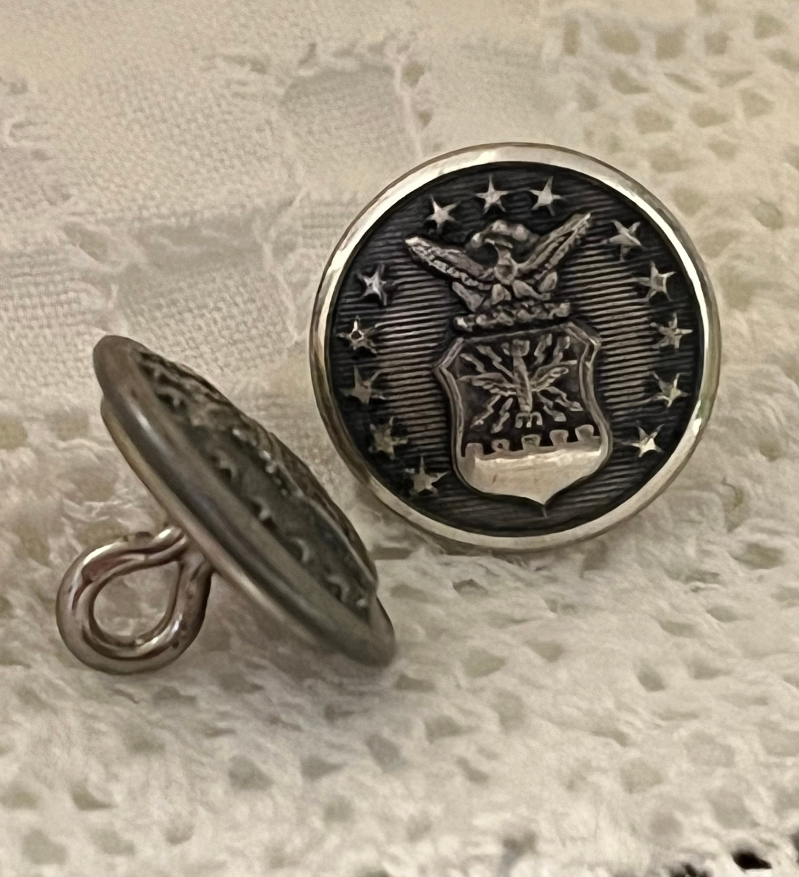 Vintage Scovill Mfg Co Waterbury Military US Air Force Buttons (2) - Etsy