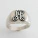 Men Monogram Ring. Men Gift. Monogram Ring. Initial Ring . Signet Ring ...