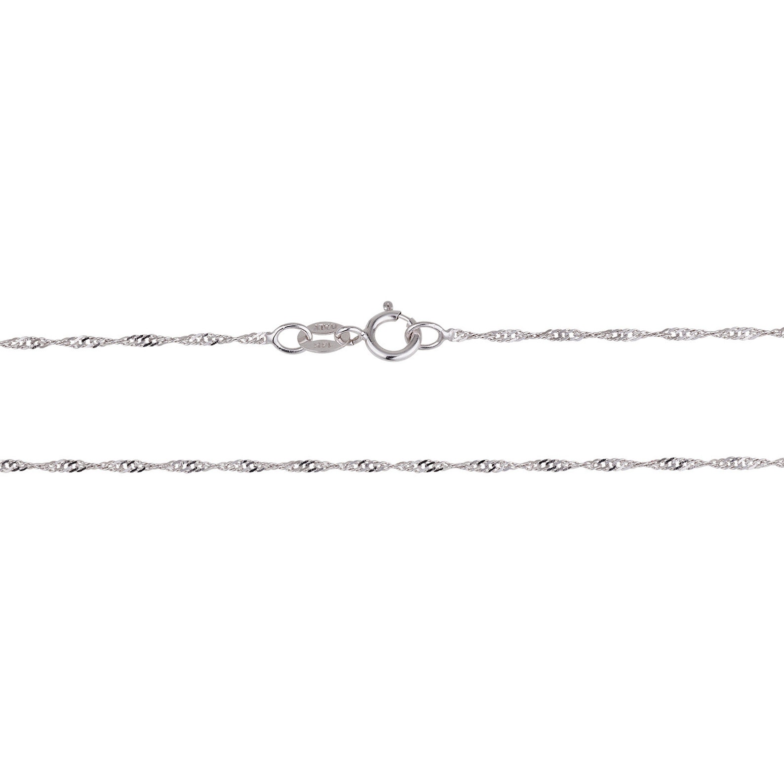14k Gold Chain Gental Necklace White Gold Necklace - Etsy