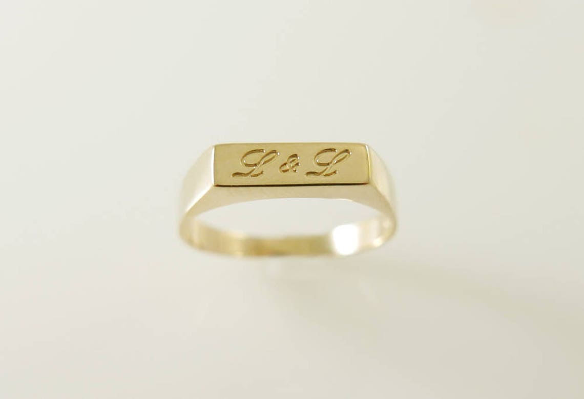 Gold Name Ring. Personalized Name Ring. Word Ring. Name Gold - Etsy