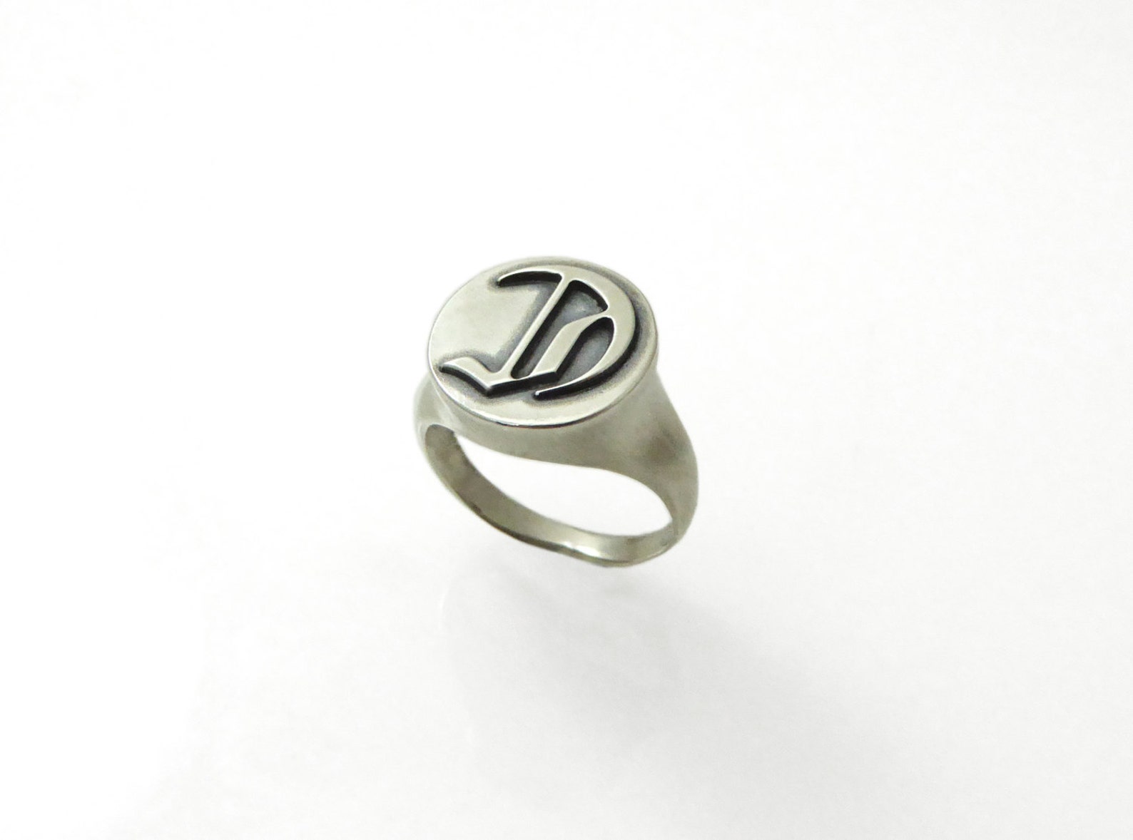 Men Monogram Ring. Pinky Ring. Initials Ring. Silver Monogram - Etsy