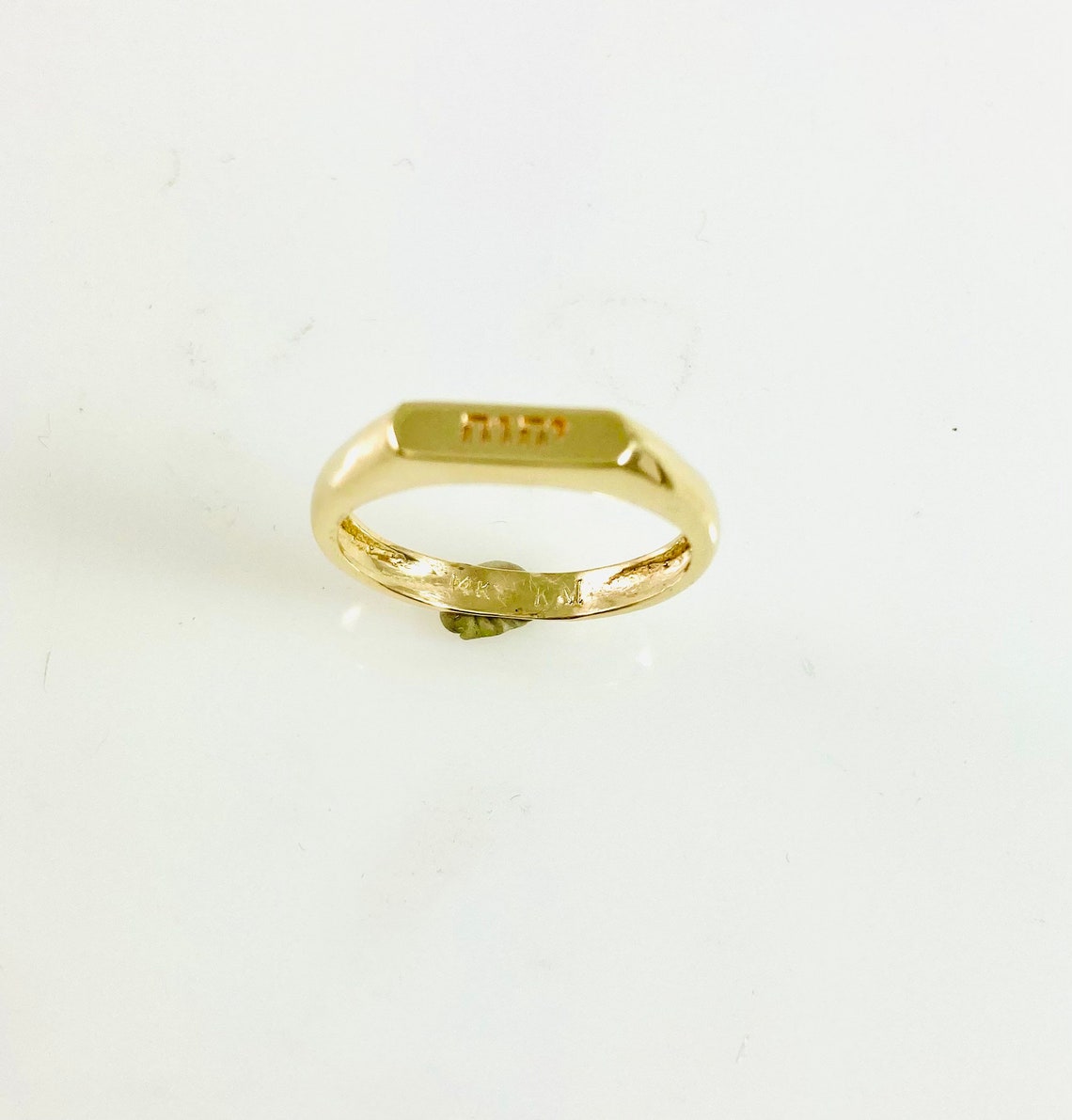 Gold Yhwh Ring. Goods Name Hebrew Ring .yahweh Signet Ring. - Etsy