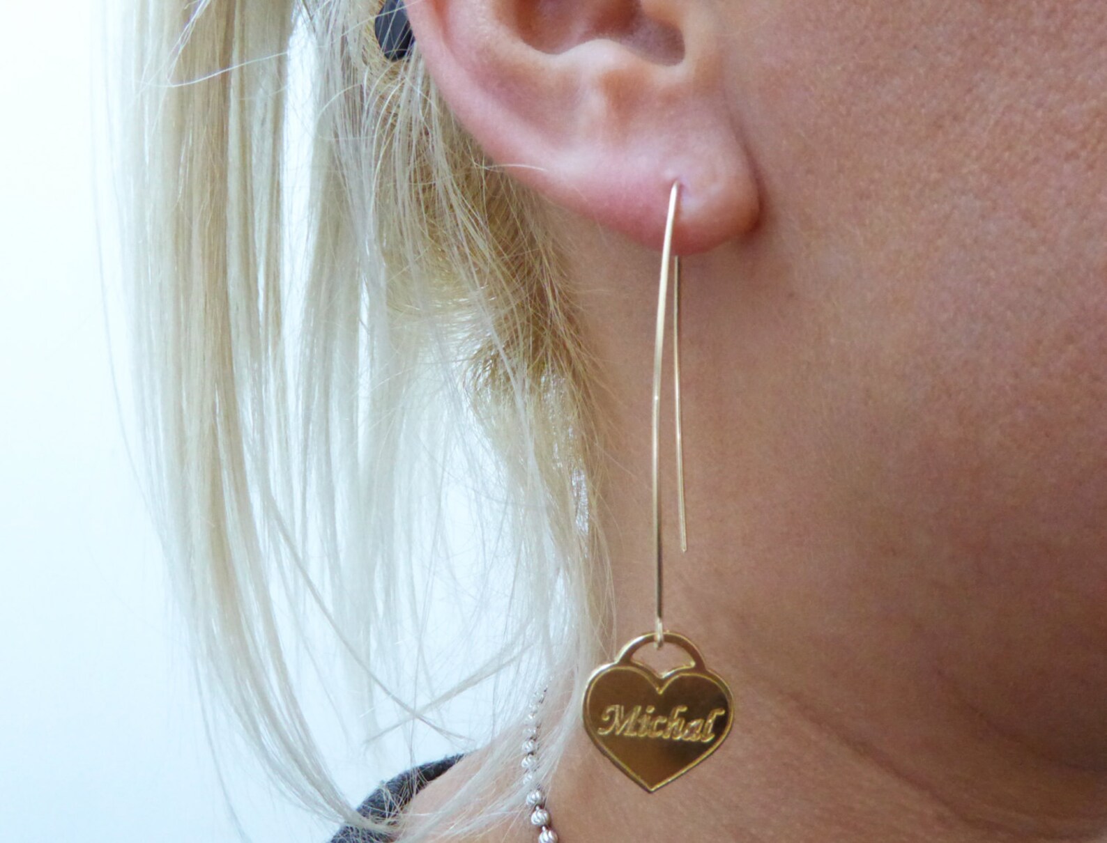 Name Earrings. Monogram Earrings. Gold Earrings. Personalized - Etsy