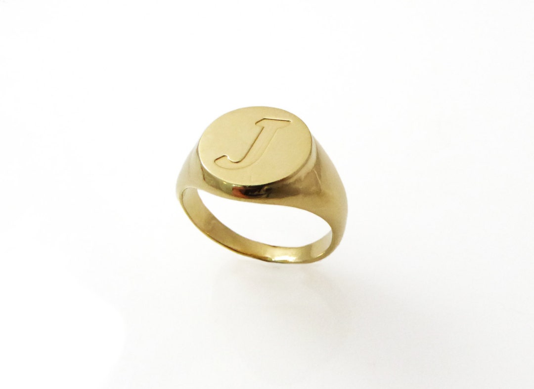 Pinky Ring. Monogram Ring. Unisex Ring. Monogram Ring. Initial Ring ...
