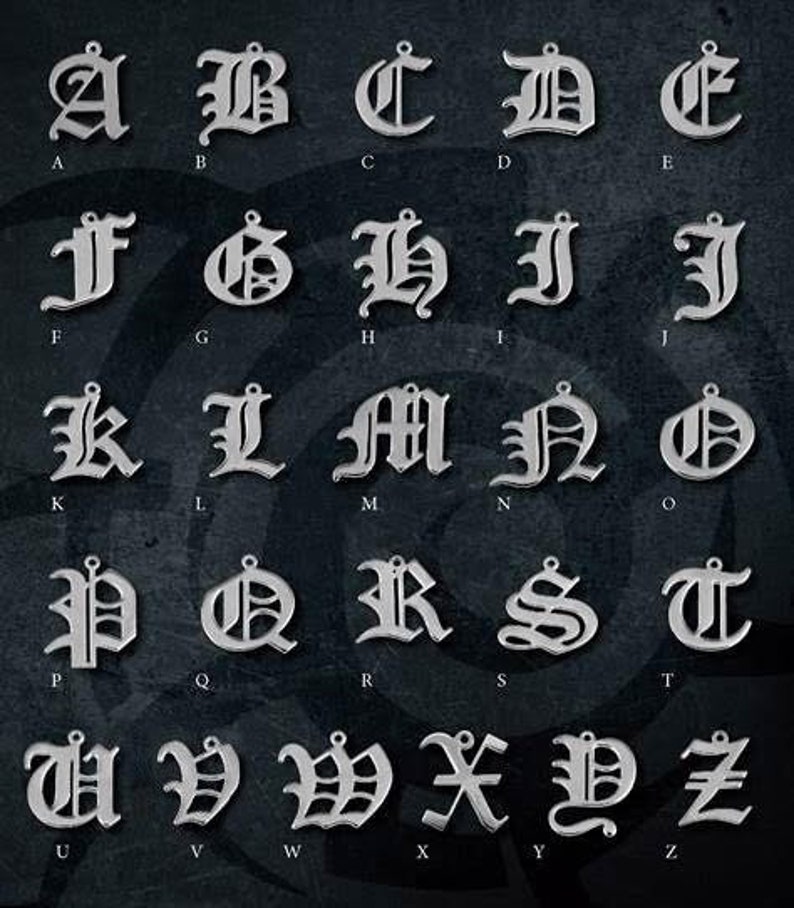 Initial Ring. Mens Initial Ring. Old English Ring. Initial - Etsy