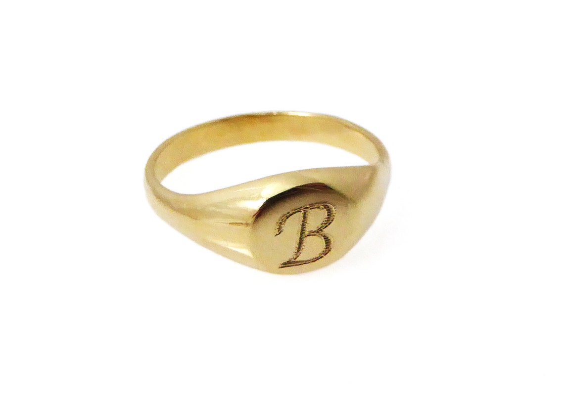 Pinky Monogram Ring. Personalized Ring, Unisex Ring, Gift for Him ...