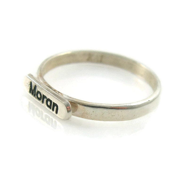 Silver Name Ring. Sterling Silver Ring. Personalized Name | Etsy