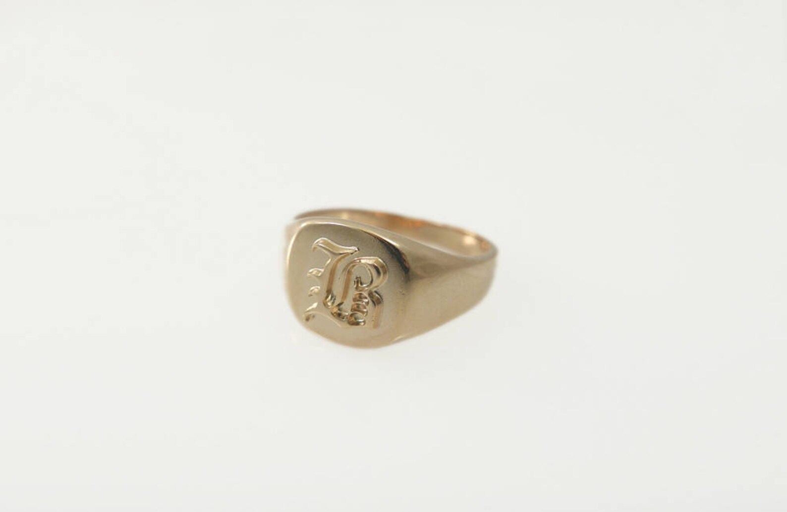 Monogram Ring .men Initial Ring. Gold Monogram Ring. Personalized Ring ...