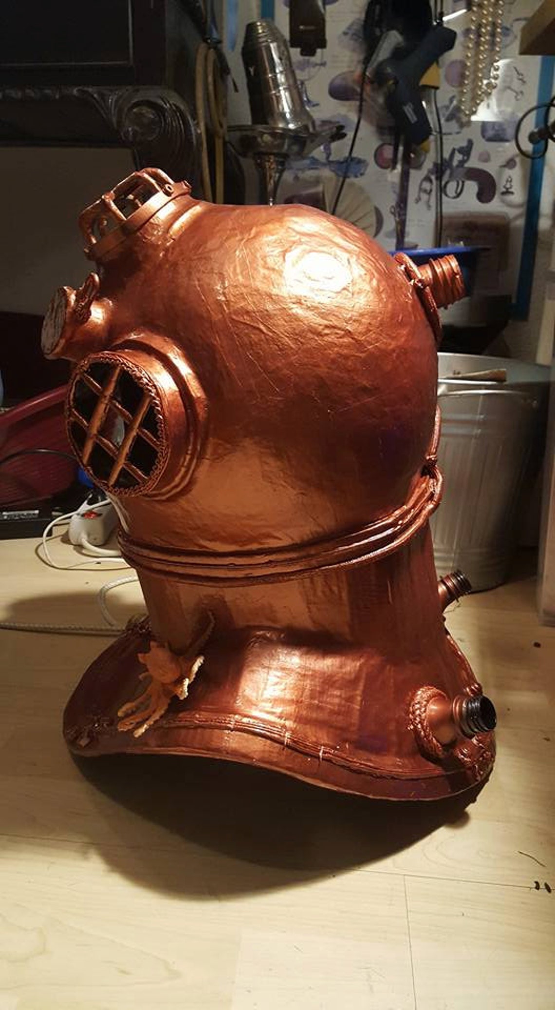 Deep Sea Diver Helmet, Steampunk Aquanaut, Vintage Nautical Helmet for ...