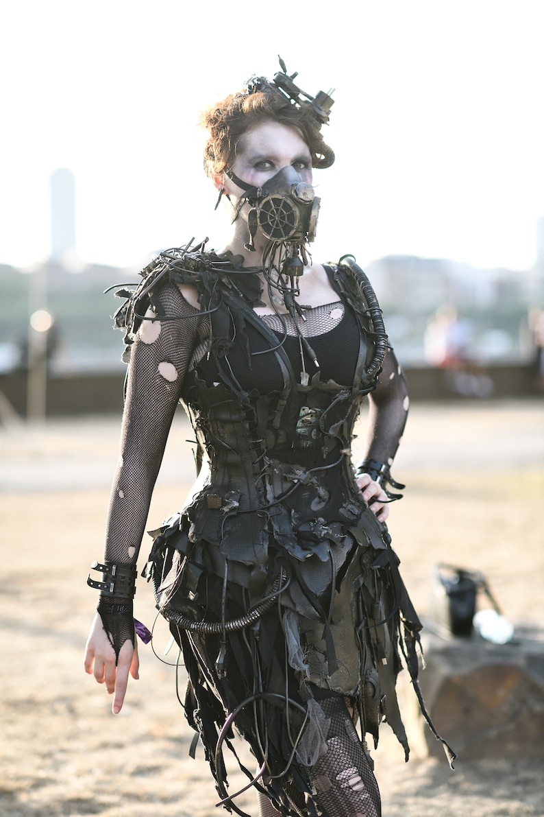 Post-apocalyptic Burning Man Survivor Costume Dieselpunk Cyberpunk - Etsy