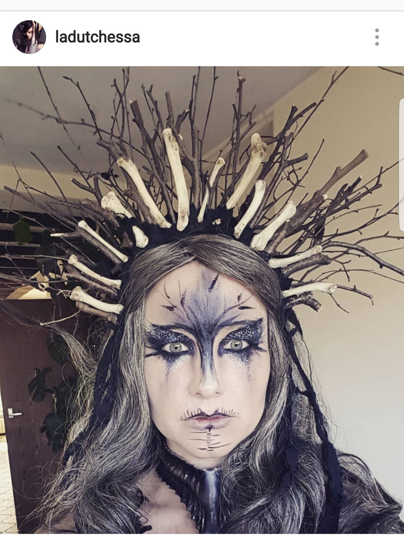Witch Queen Crown - Wood and Bones - Pagan Folk Gothic Headpiece - Etsy