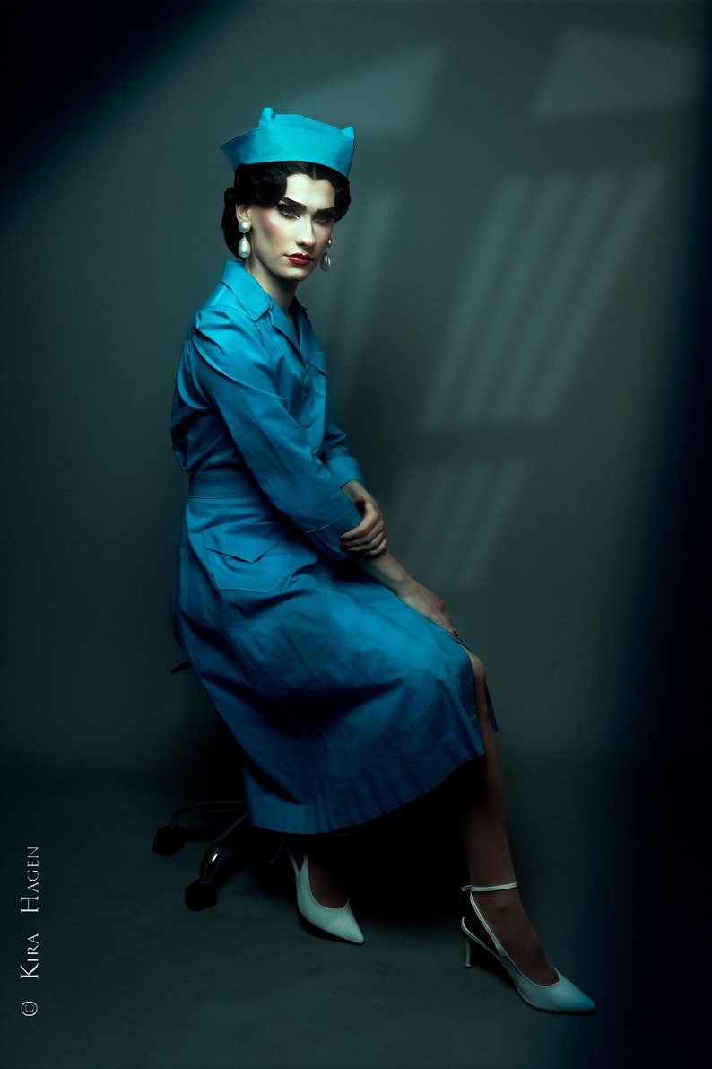 Nurse Ratched Dress Vintage Nurse Uniform WWII Nurse - Etsy