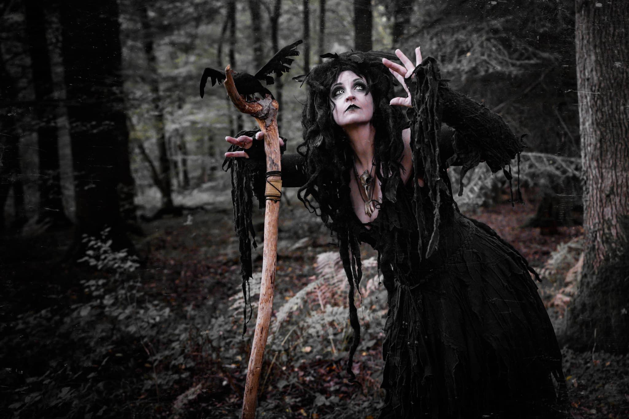 Gothic Witch Rag Dress With Layers - Bellatrix - Pagan Romantic - Old ...