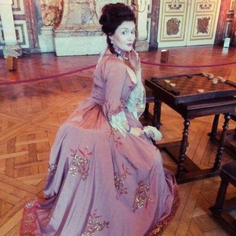 Rococo Fete Galantes Versailles Du Barry Dress Romantic Marie ...