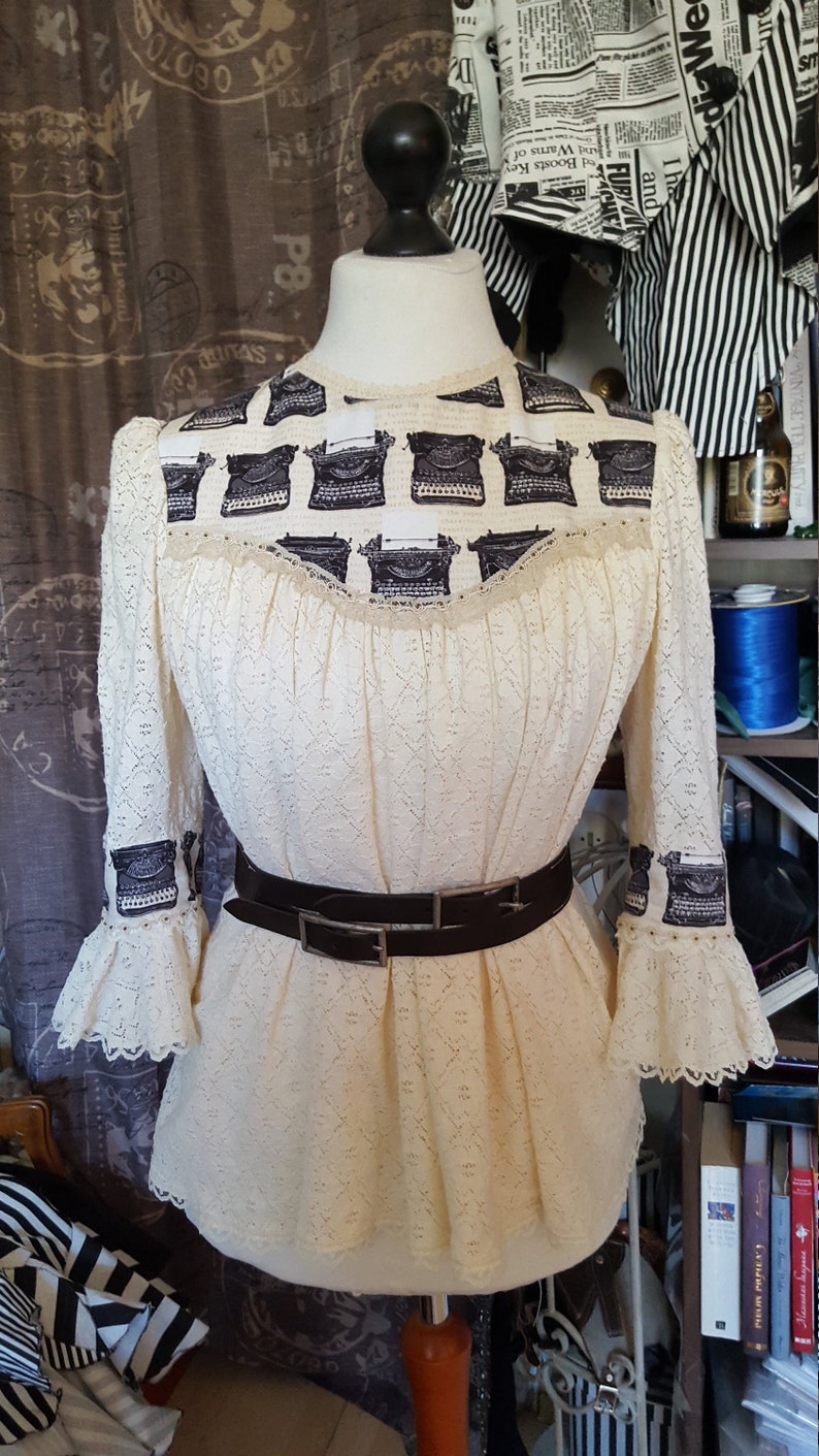 Steampunk Blouse - Belle Epoque - Victorian - Romantic Gothic - Turn of ...