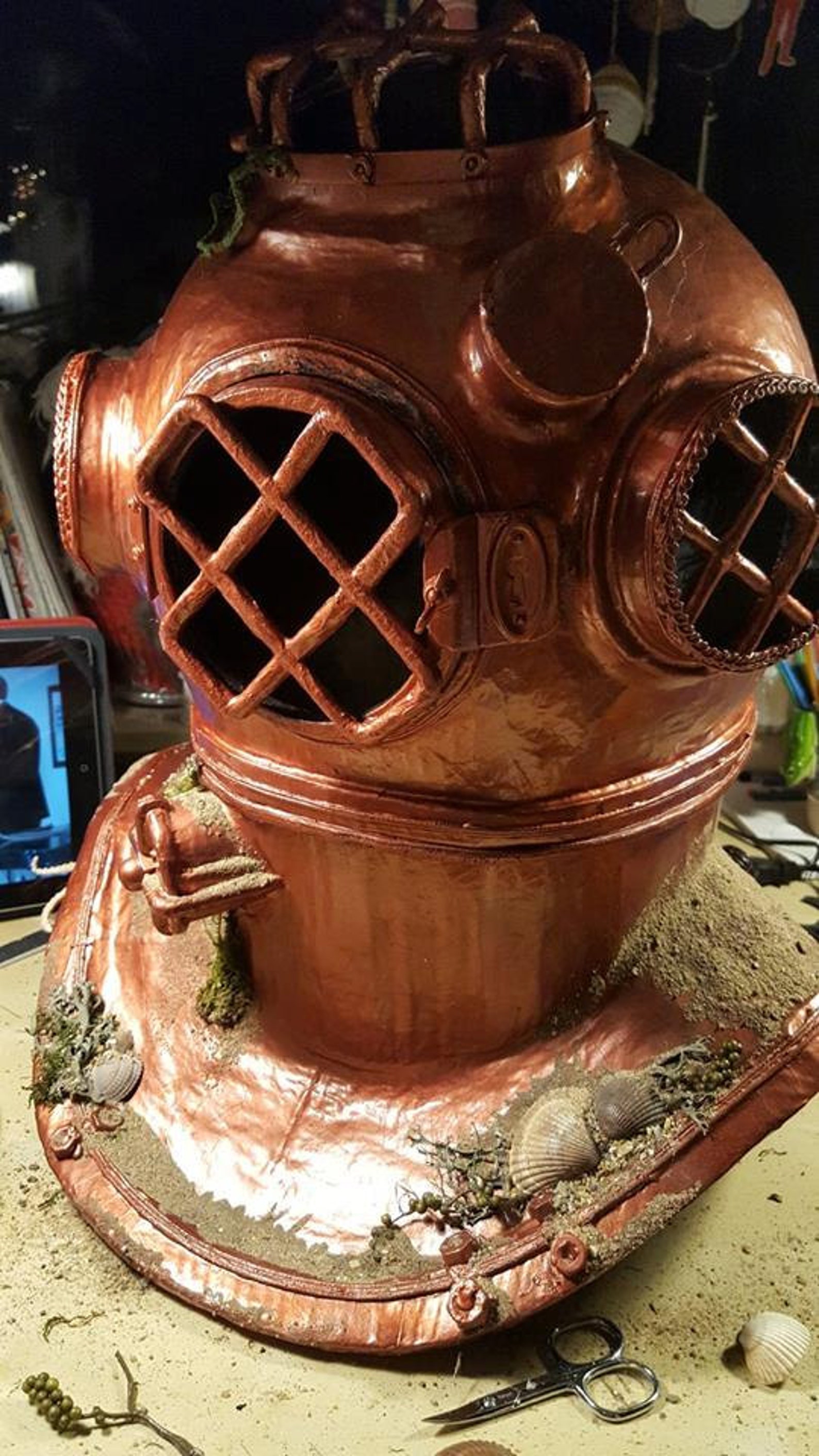 Deep Sea Diver Helmet, Steampunk Aquanaut, Vintage Nautical Helmet for ...