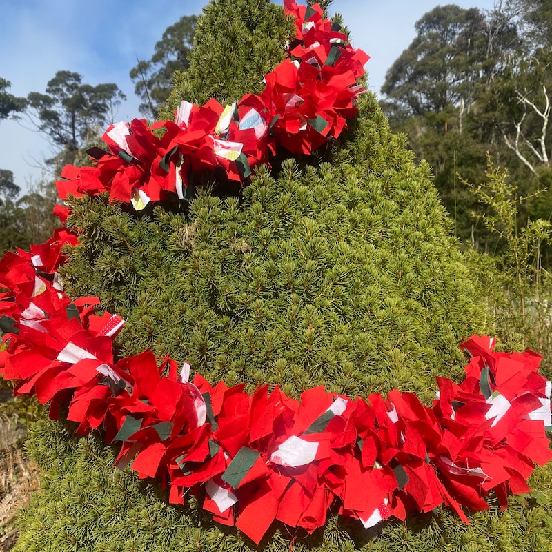 Christmas Rag Tree - Etsy