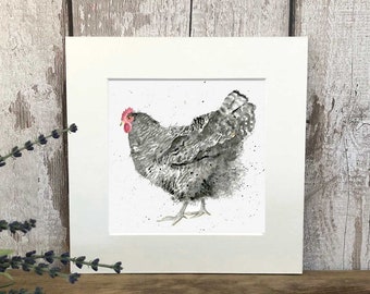 Chicken art | Etsy