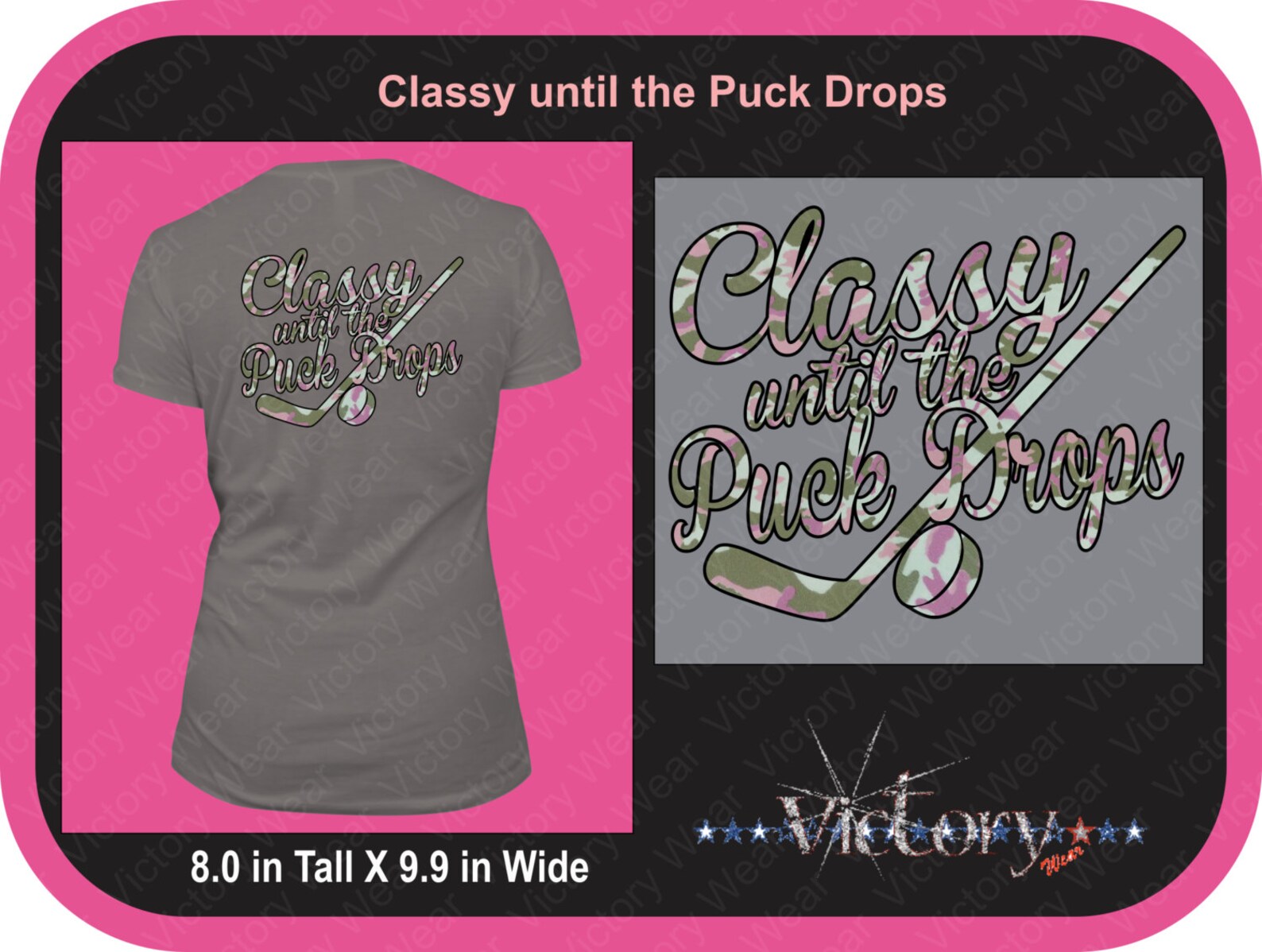Classy until the Puck Drops Hockey DOWNLOAD File Only .CDR | Etsy