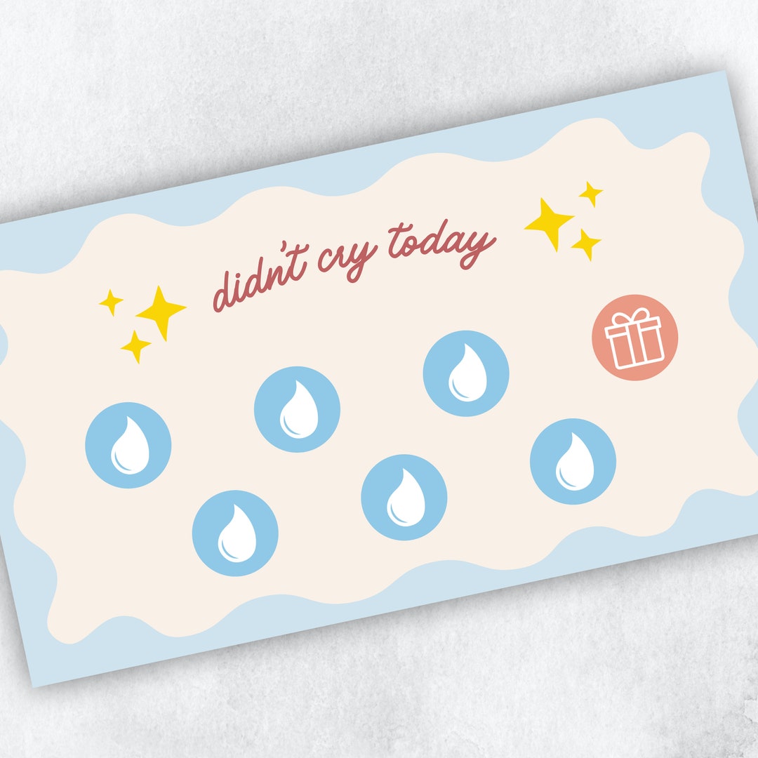 Didn't Cry Today Punch Cards, Funny Challenge Game, Gag Gifts for Women ...