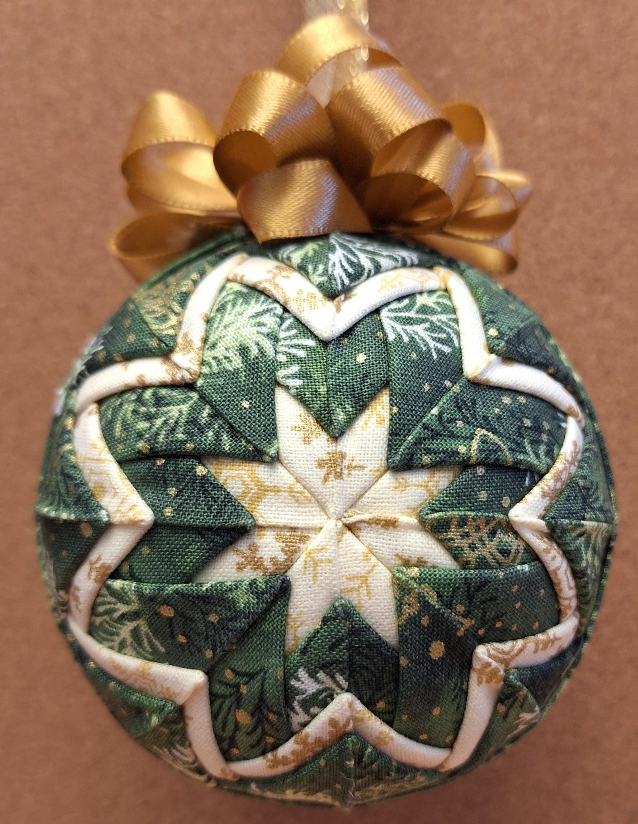 Star Patterns Christmas Ornament - Different Fabrics Available. Reds ...
