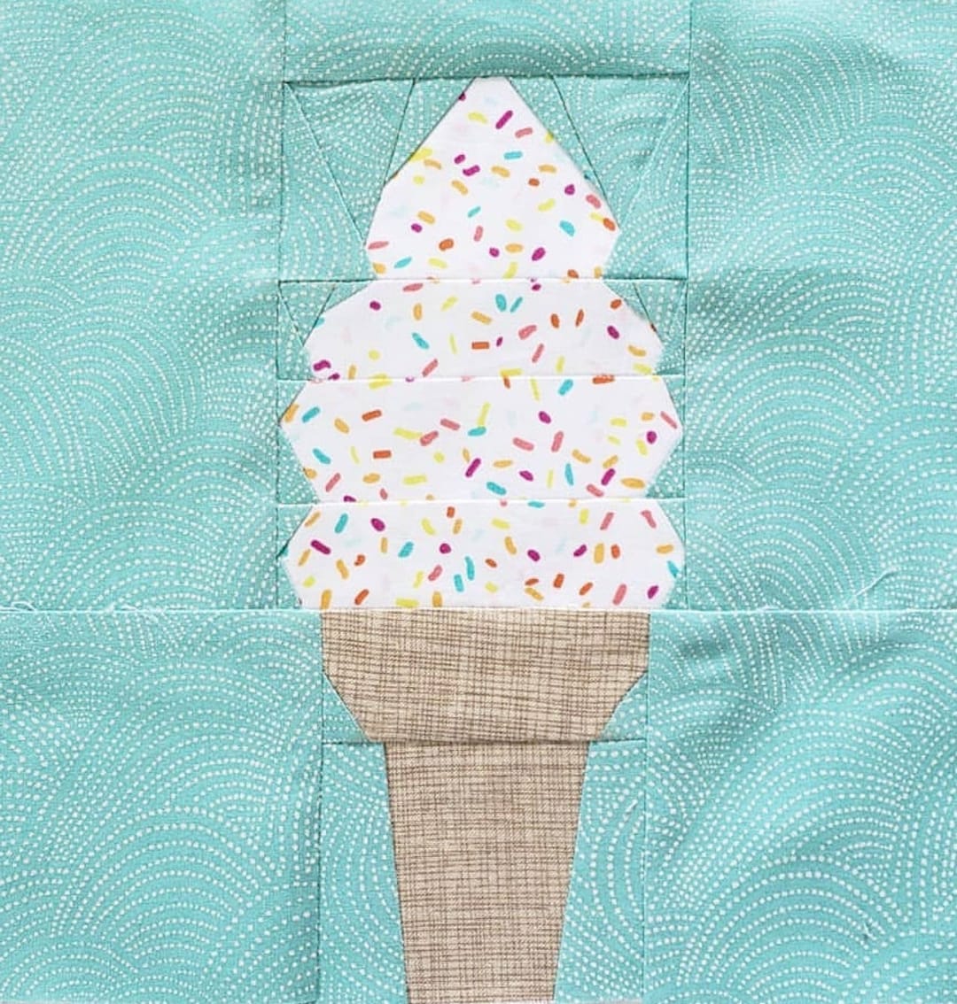 Soft Serve Ice Cream Cone Pattern - Etsy