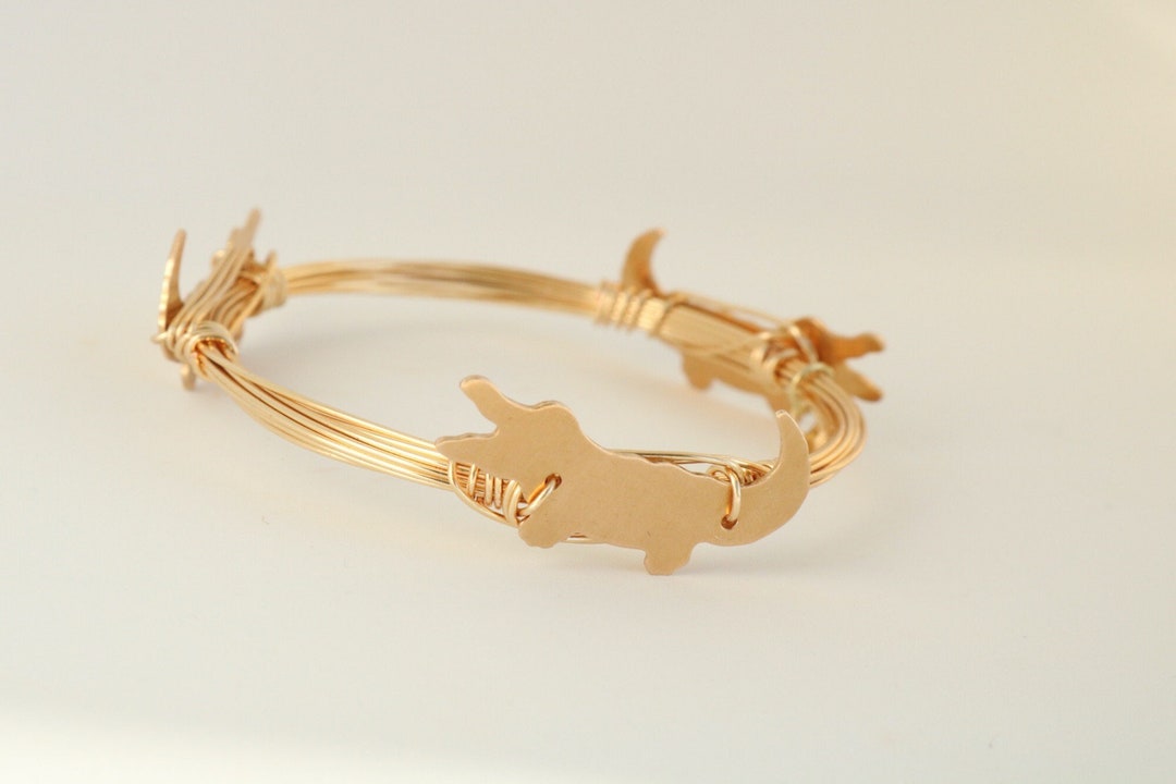 Gator Wire Wrapped Bangle - Etsy