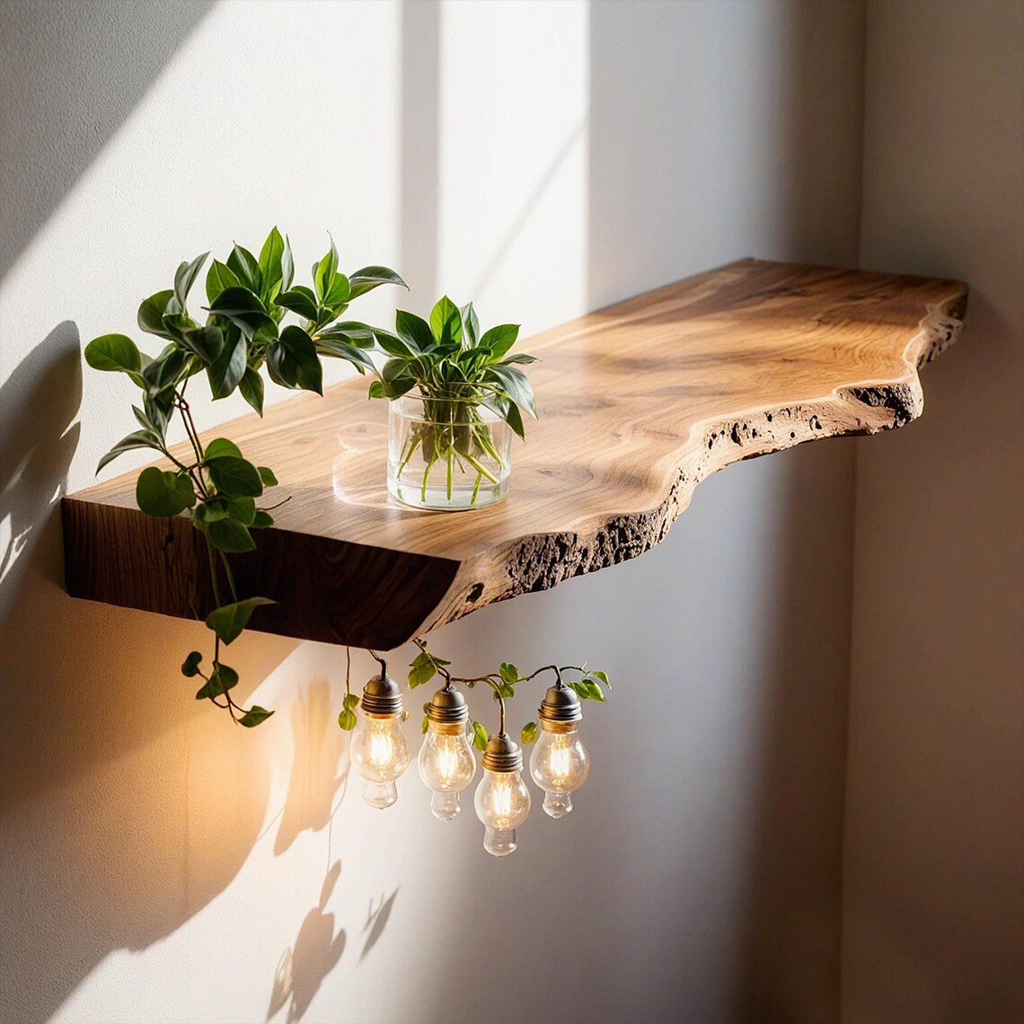 Wall-mounted Wooden Shelves: A Space to Showcase Memories - Etsy