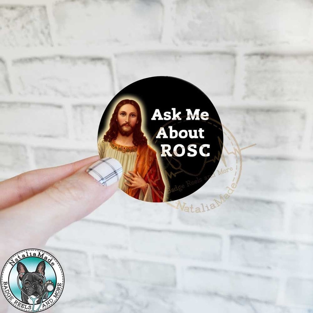 Ask Me About ROSC Vinyl Sticker 2 3x2 3 Funny Etsy