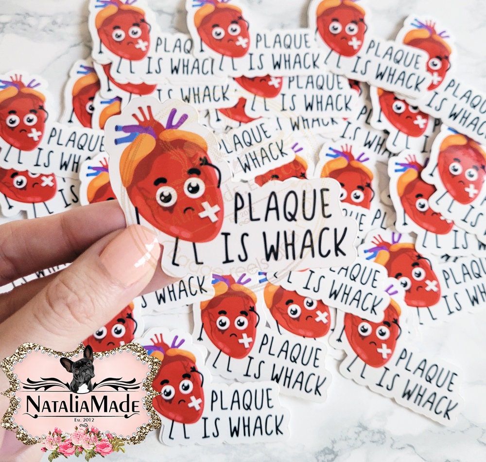 Plaque is Whack Waterproof Vinyl Sticker 2.75 X | Etsy